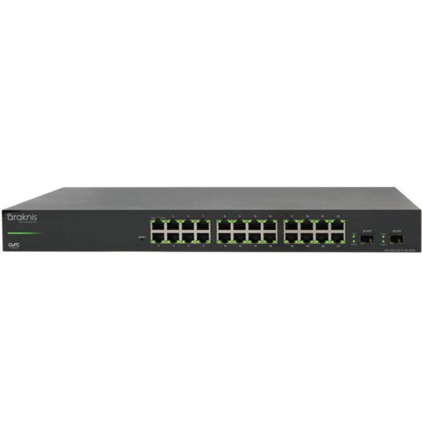Araknis Networks 210 Series 24-port L2 Managed Gigabit Switch with ...