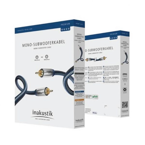 Buy Inakustik Premium 3.0m Mono Subwoofer Cable