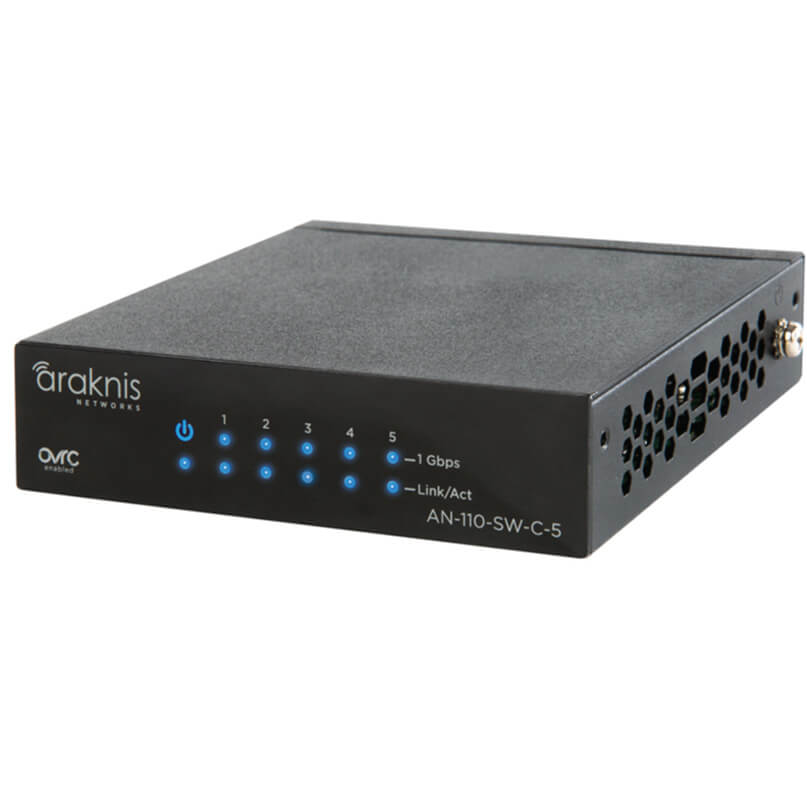 Araknis Networks 110 Series 5-port Unmanaged+ Gigabit Switch with ...
