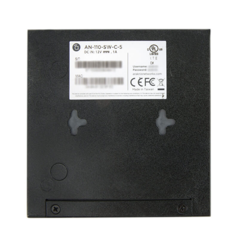 Araknis Networks 110 Series 5-port Unmanaged+ Gigabit Switch with ...