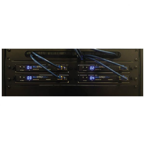 Blustream RSU-2RU Universal 2RU Rack Shelf Unit with 4x Horizontal ...