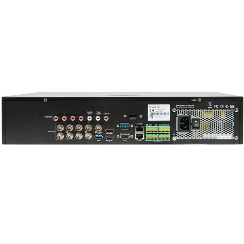 Luma Surveillance 510 Series DVR - 8 Channels - Pacific Hi Fi