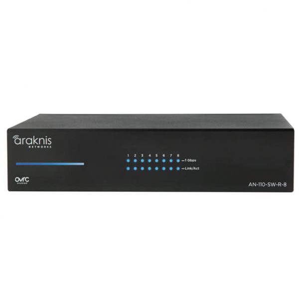 Araknis Networks 110 Series 8-port Unmanaged+ Gigabit Switch with Rear ...