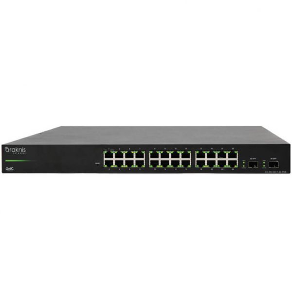 Araknis Networks 310 Series 24-port L2 Managed Gigabit Switch Front ...