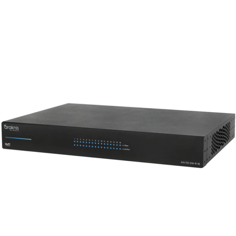 Araknis Networks 110 Series 16-port Unmanaged+ Gigabit Switch with Rear ...