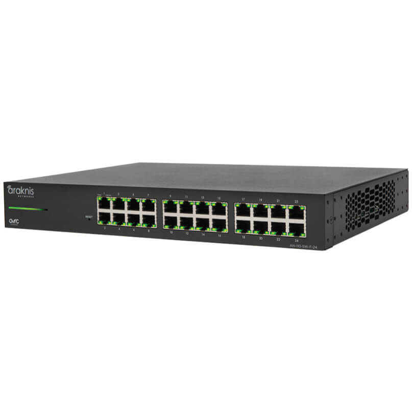 Araknis Networks 110 Series 24-port Unmanaged+ Gigabit Switch with ...