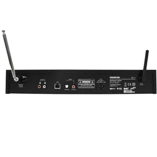 Sangean WFT-3D DAB+ / Internet Radio / Network Music Player / USB / FM-RDS* Digital Receiver ...