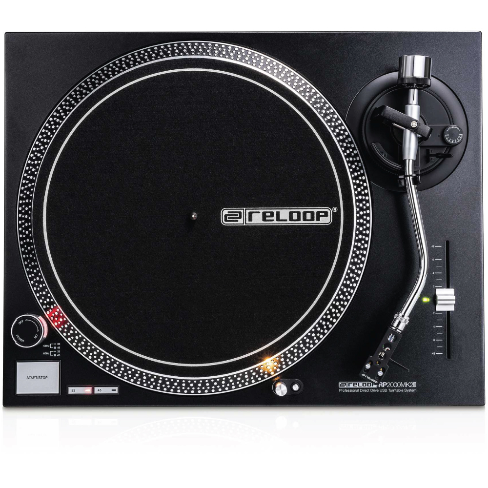 Reloop RP-2000MK2 Direct Drive Scratch DJ Turntable with USB - Pacific ...