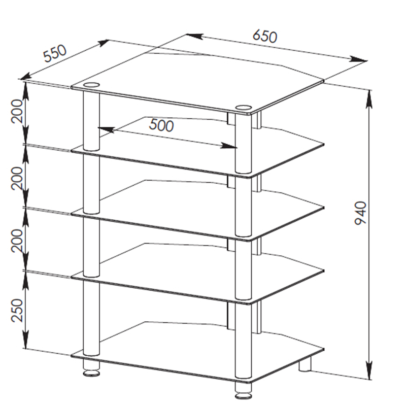 Tauris ACE HIFI Rack - Pacific Hi Fi