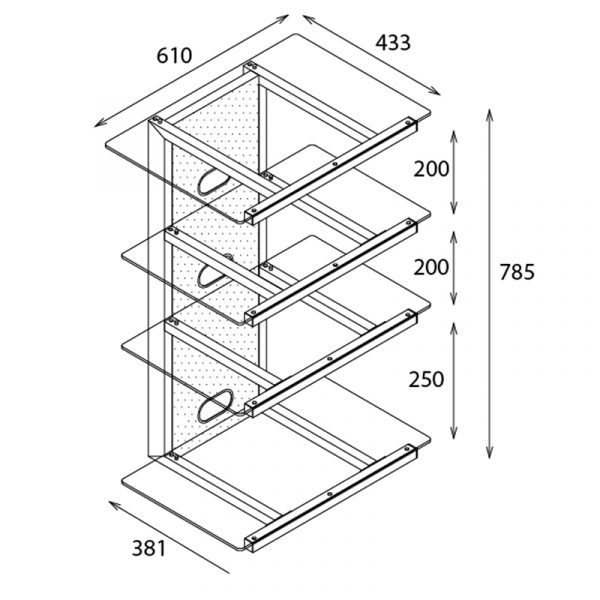 Buy Tauris GAMMA HiFi Rack - Pacific Hi Fi