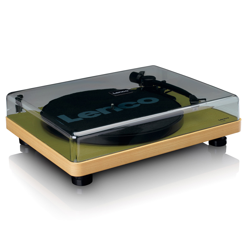 Lenco Turntable with MMC Cartridge - Wood - Pacific Hi Fi