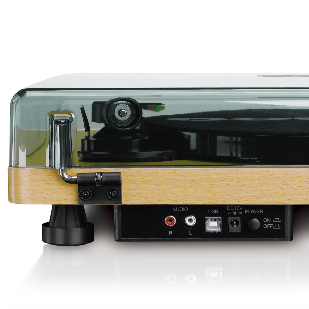 Lenco Turntable with MMC Cartridge - Wood - Pacific Hi Fi