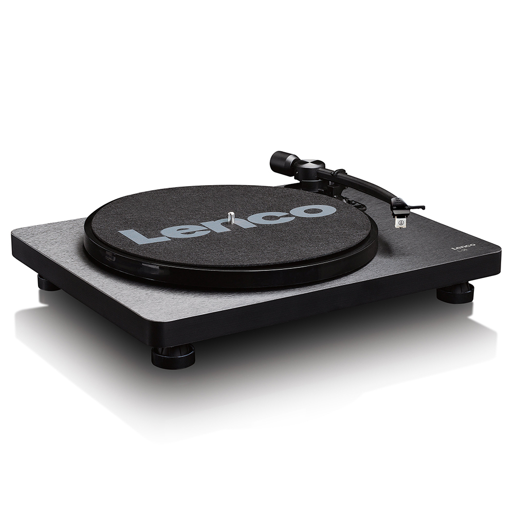 Lenco Turntable with MMC Cartridge - Black - Pacific Hi Fi