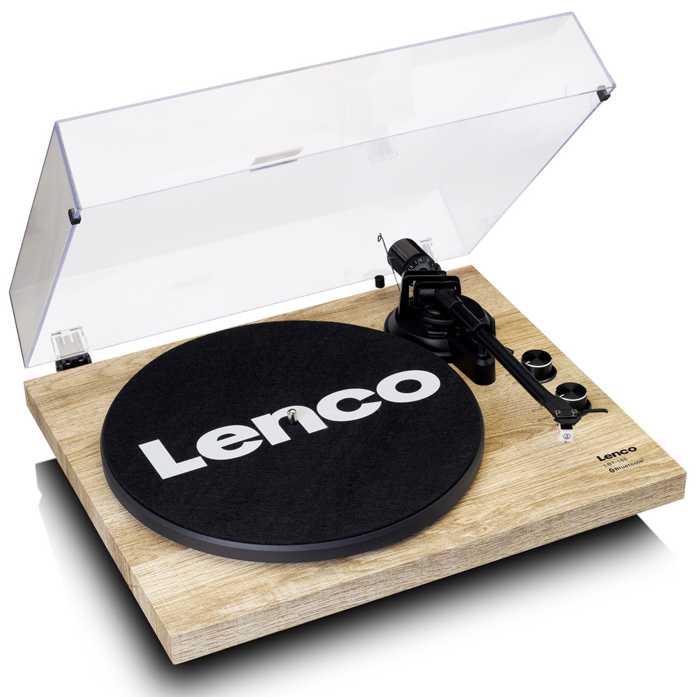 Lenco Turntable with Bluetooth - Pine - Pacific Hi Fi