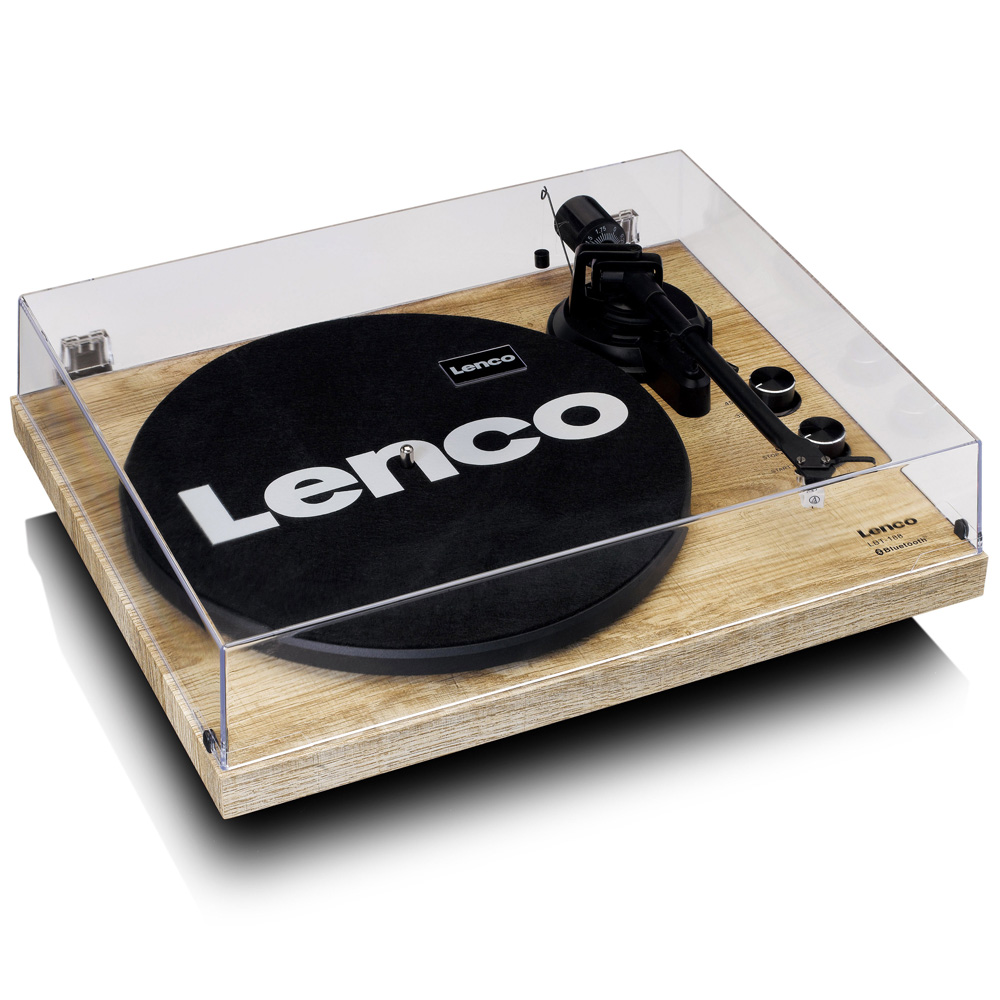 Lenco Turntable with Bluetooth - Pine - Pacific Hi Fi
