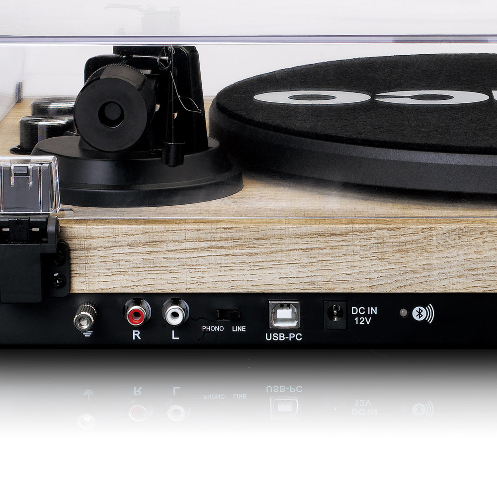 Lenco Turntable with Bluetooth - Pine - Pacific Hi Fi