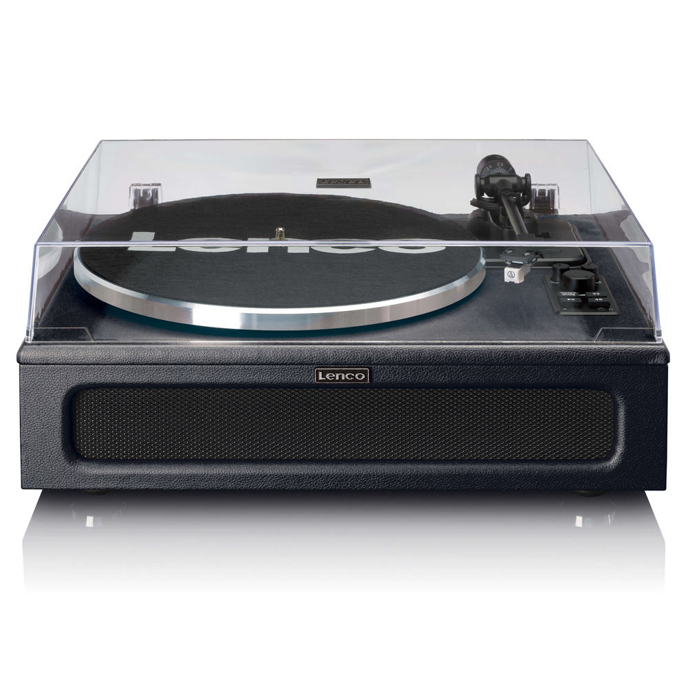 Lenco Turntable with 4 Built-In Speakers - Black - Pacific Hi Fi