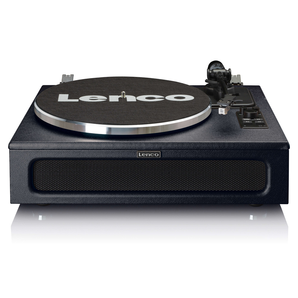 Lenco Turntable with 4 Built-In Speakers - Black - Pacific Hi Fi