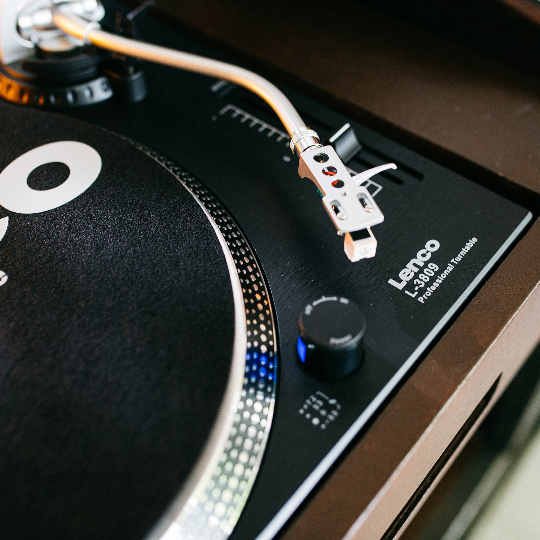 Lenco Direct-Drive Turntable - Black - Pacific Hi Fi