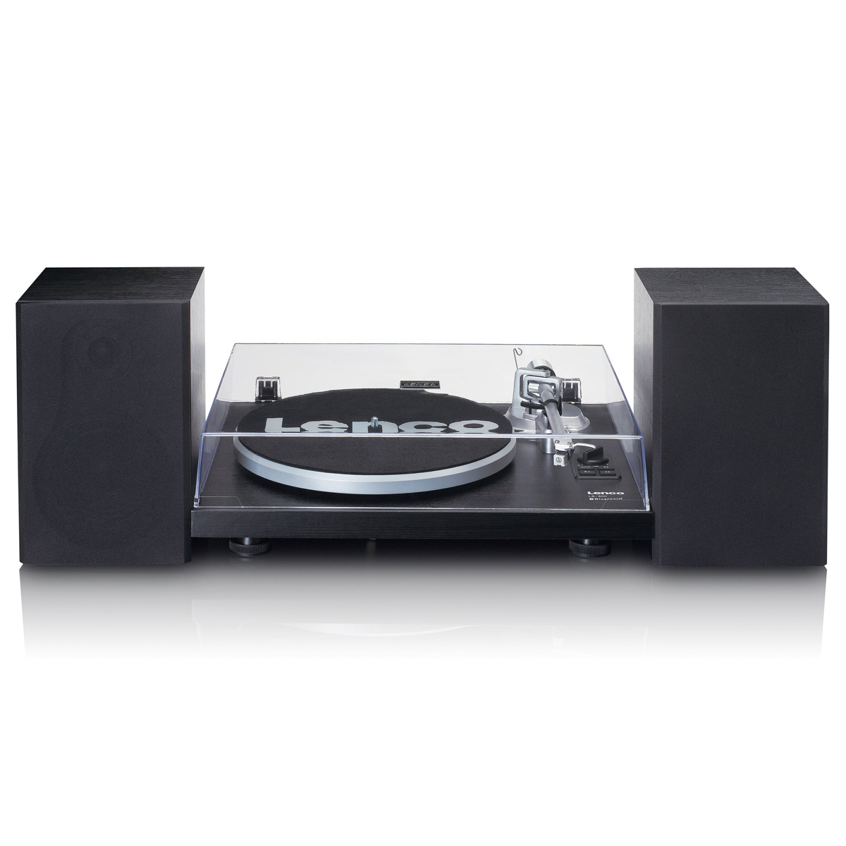 Lenco Turntable Music System - Black - Pacific Hi Fi