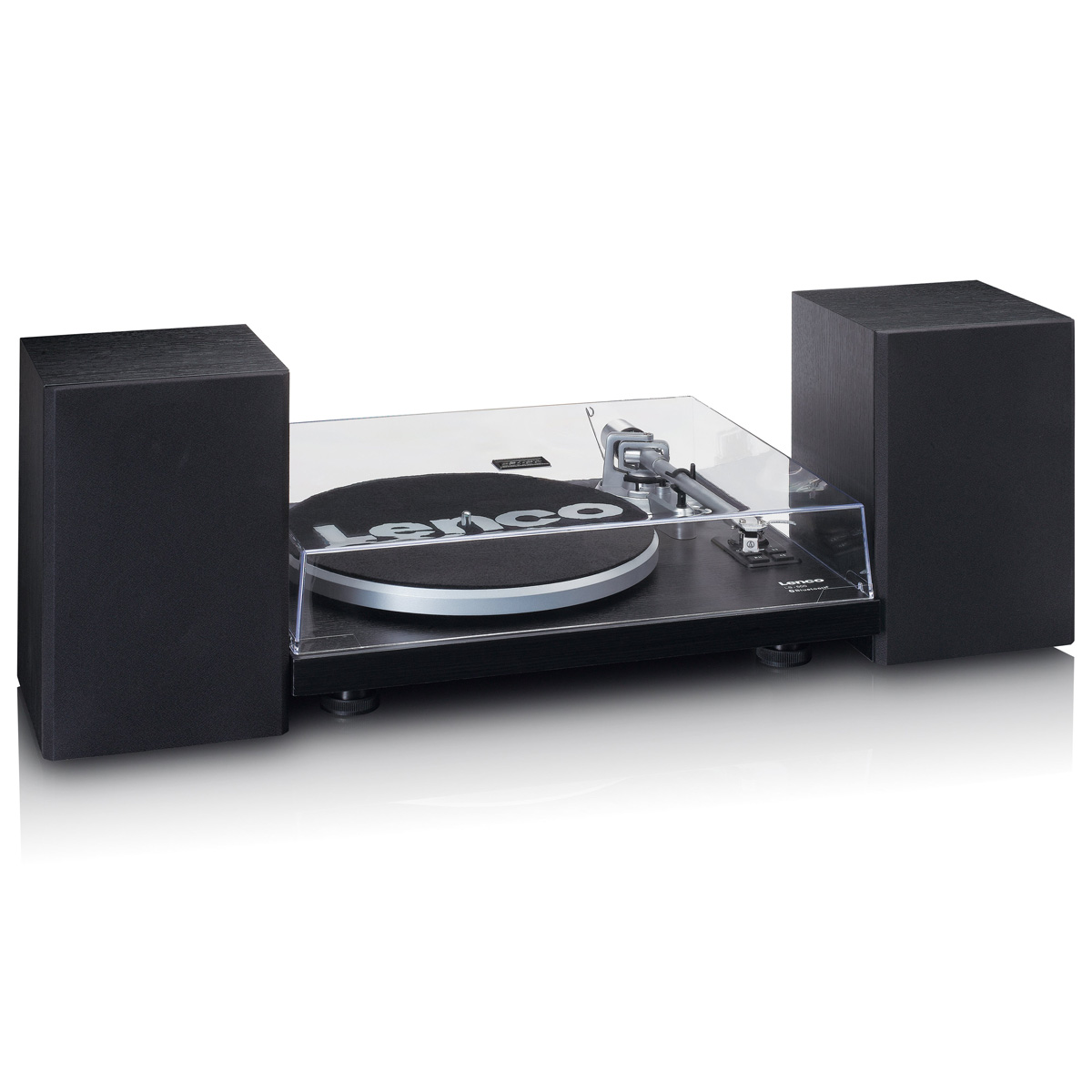 Lenco Turntable Music System - Black - Pacific Hi Fi