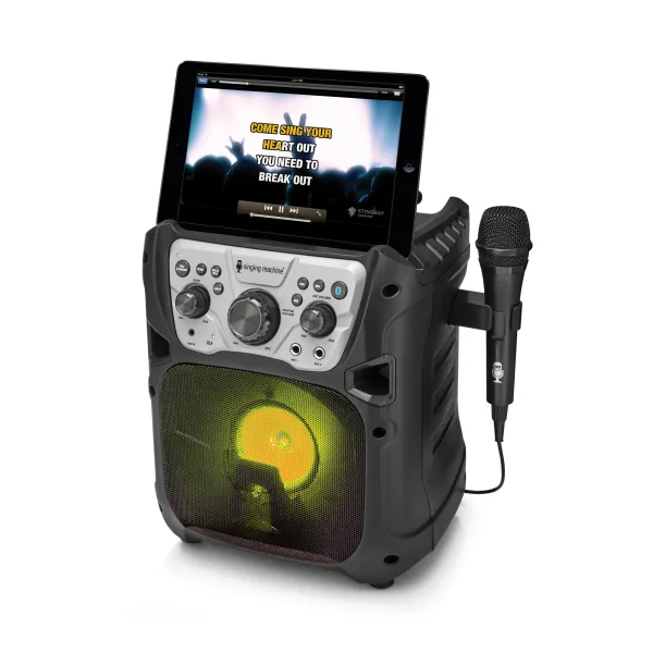 Singing Machine Mini Fiesta Bluetooth Karaoke with Light Show - Pacific ...