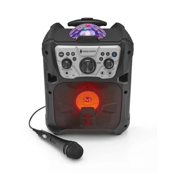 Singing Machine Mini Fiesta Bluetooth Karaoke with Light Show - Pacific ...