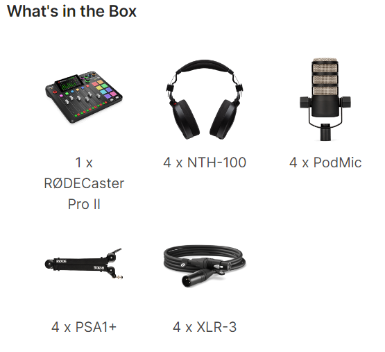 RODE Ultimate Podcaster Bundle - Pacific Hi Fi