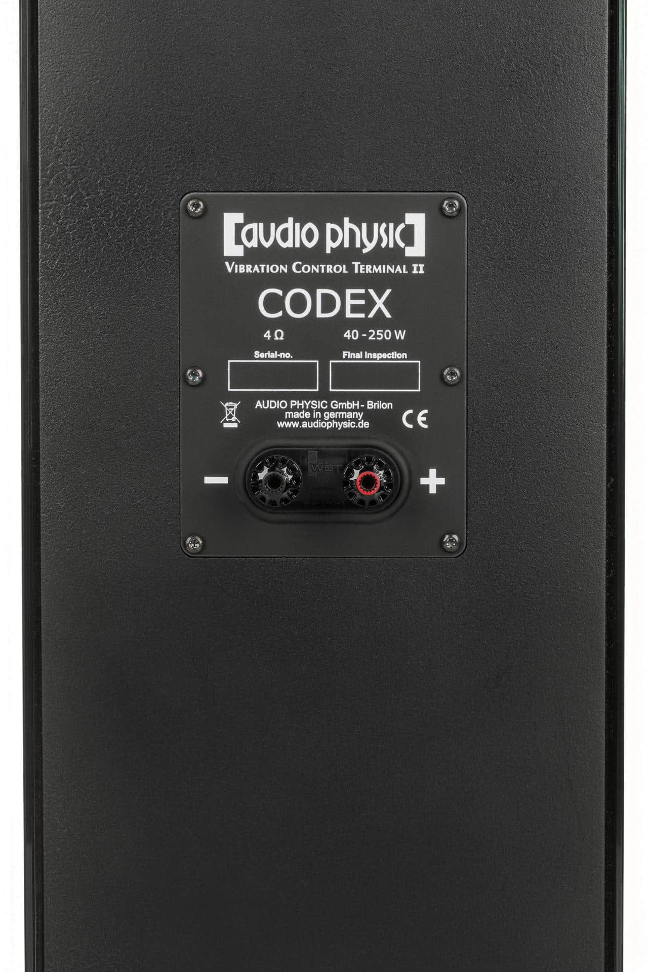 Audio Physic CODEX Floor Standing Speaker - Pacific Hi Fi