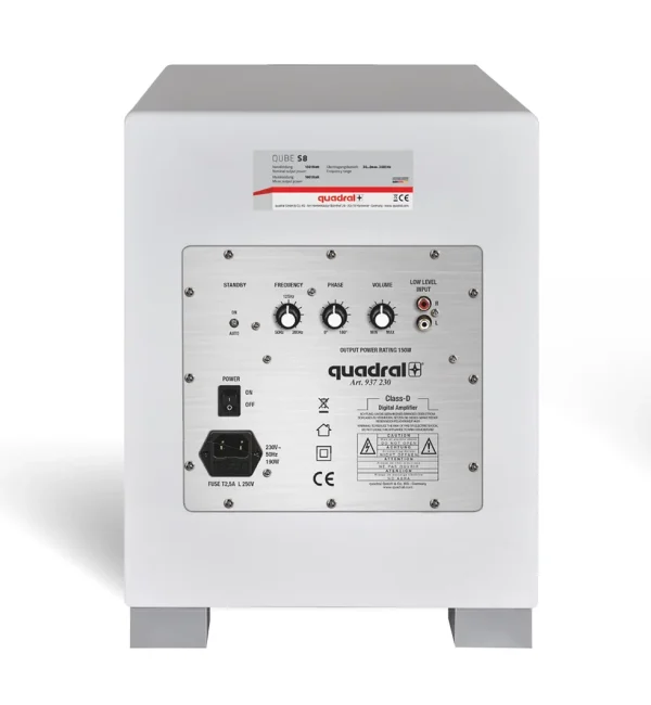 Quadral Qube S 8 Active Subwoofer - Pacific Hi Fi