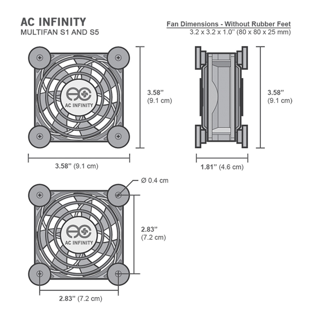 AC Infinity MPF80A2 Multifan S5 - Pacific Hi Fi