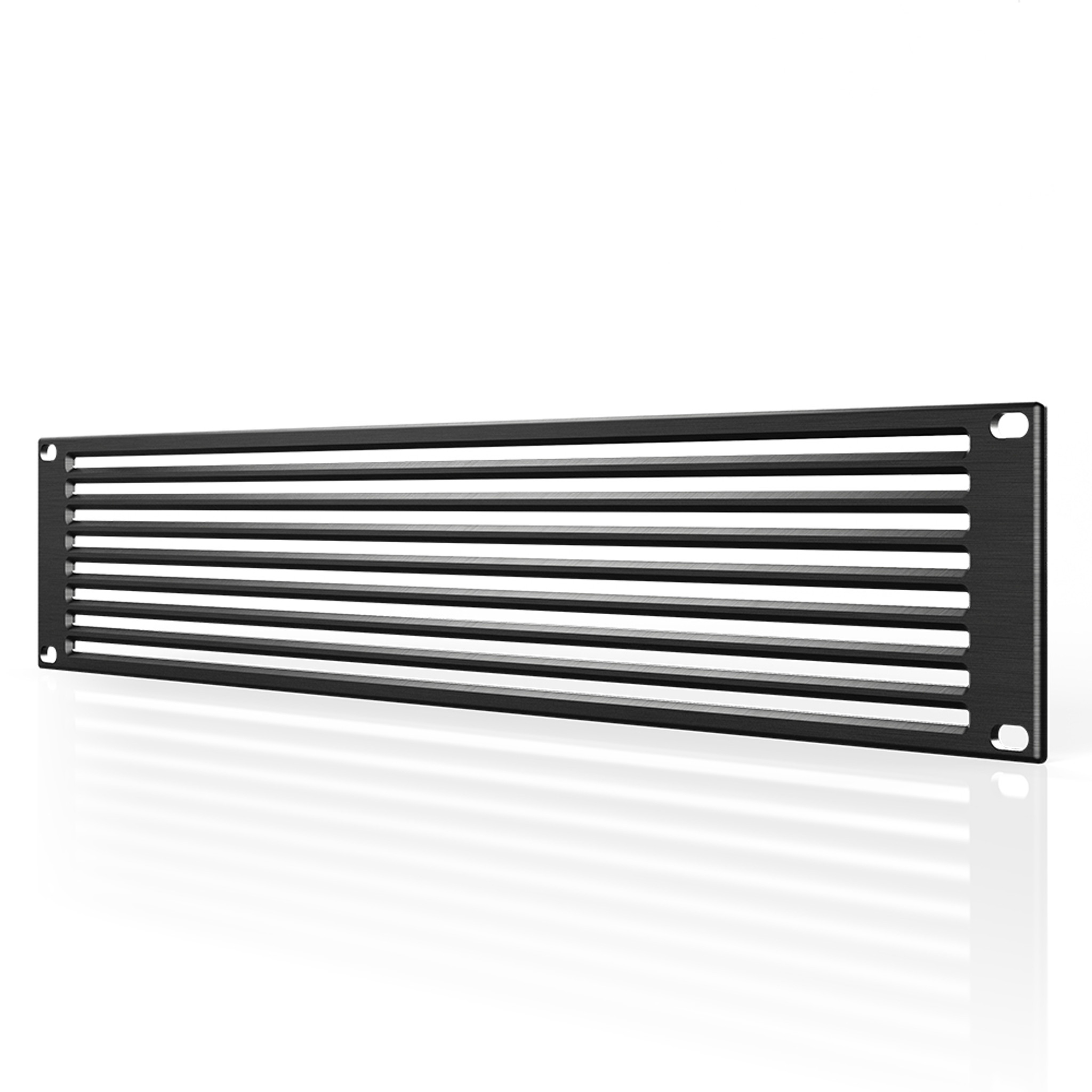 AC Infinity Anodized Aluminum Rack Panel Vented 2U - Pacific Hi Fi
