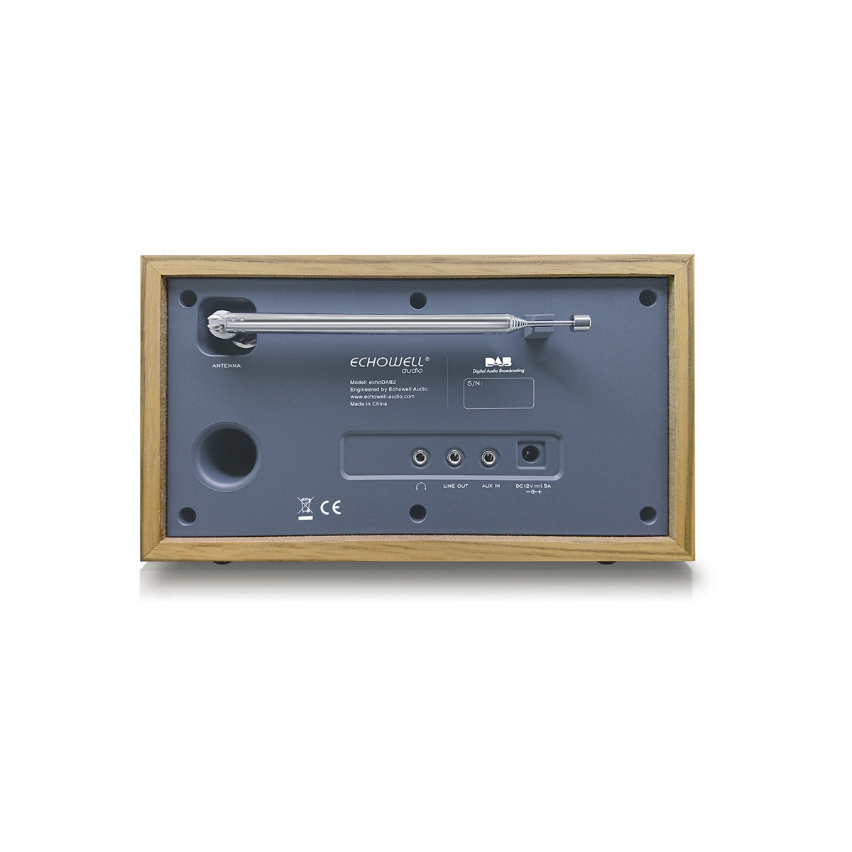 Echowell Dab2 Clock Radio - Pacific Hi Fi