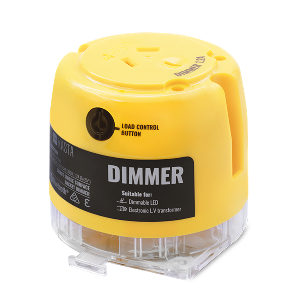 Kasta Single Surface Socket Dimmer - Pacific Hi Fi
