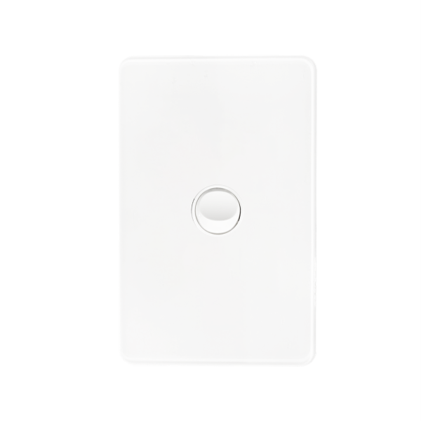 Kasta 240V 1 Gang Unison Rocker Switch Vertical - Pacific Hi Fi