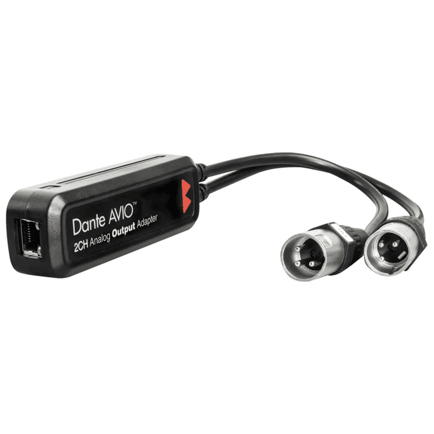JANDS LA-466 Dante 2 Channel Output XLR Adapter - Pacific Hi Fi