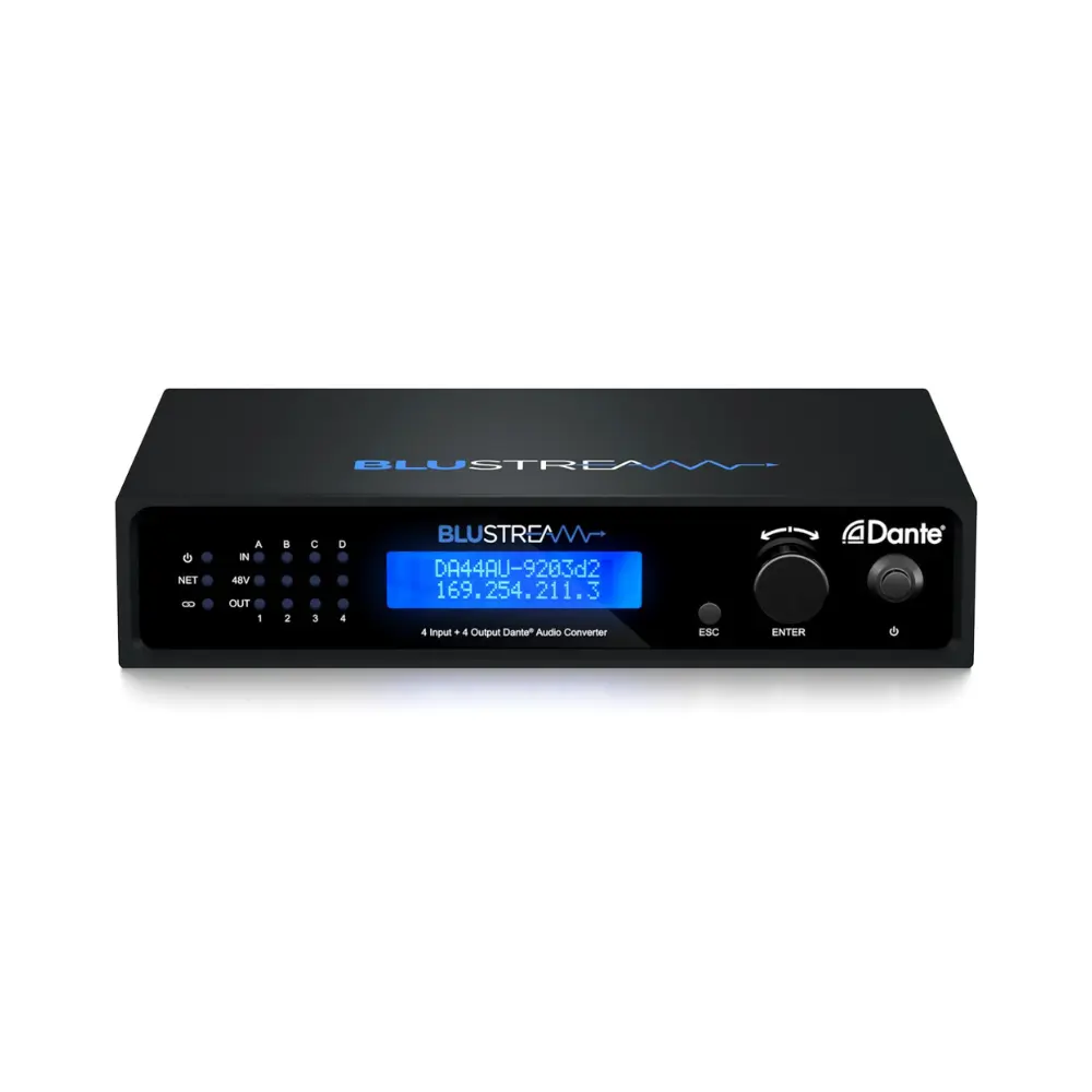 JANDS DA44AU 4x4 Dante I/O Converter Mic/Line Level Input - Pacific Hi Fi