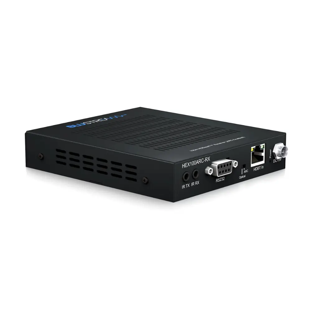JANDS Blustream HEX100ARC-RX HDBaseT Receiver – 100m 4K, ARC, PoC, Optical In, RS-232 - Pacific ...