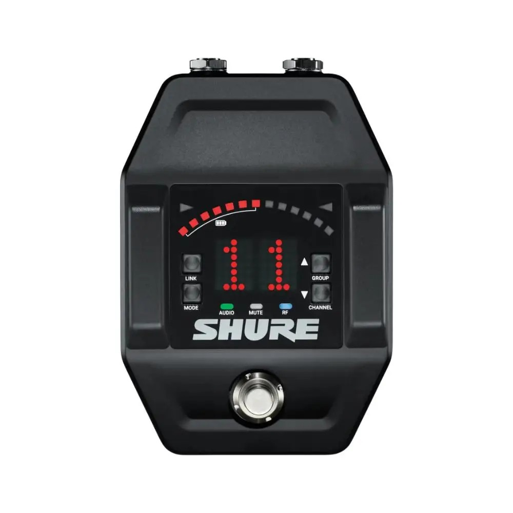 JANDS GLXD6+ Wireless Digital Guitar Pedal Receiver with Integrated Tuner – Dual Band 2.4GHz & 5 ...